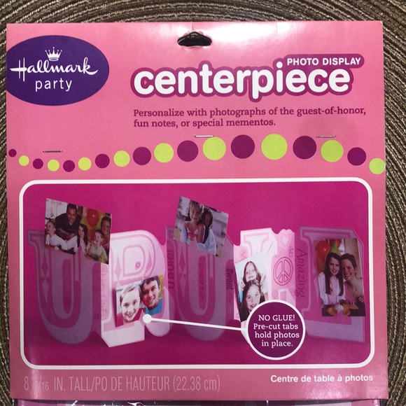 Hallmark | Party Supplies | Hallmark Photo Display Centerpiece | Poshmark